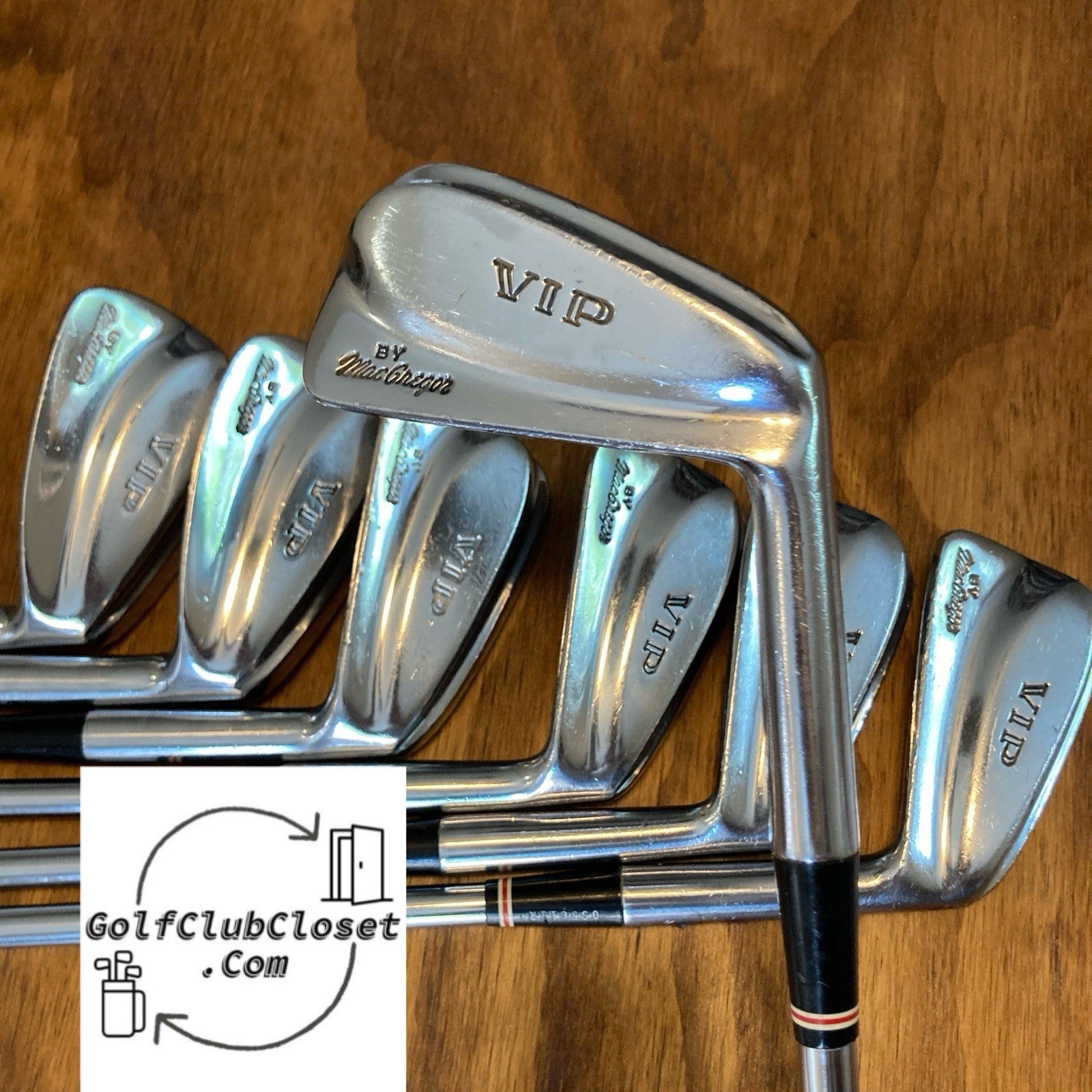 Vintage Macgregor VIP By Nicklaus Forged Iron Set / 3-9i Stiff Flex St ...