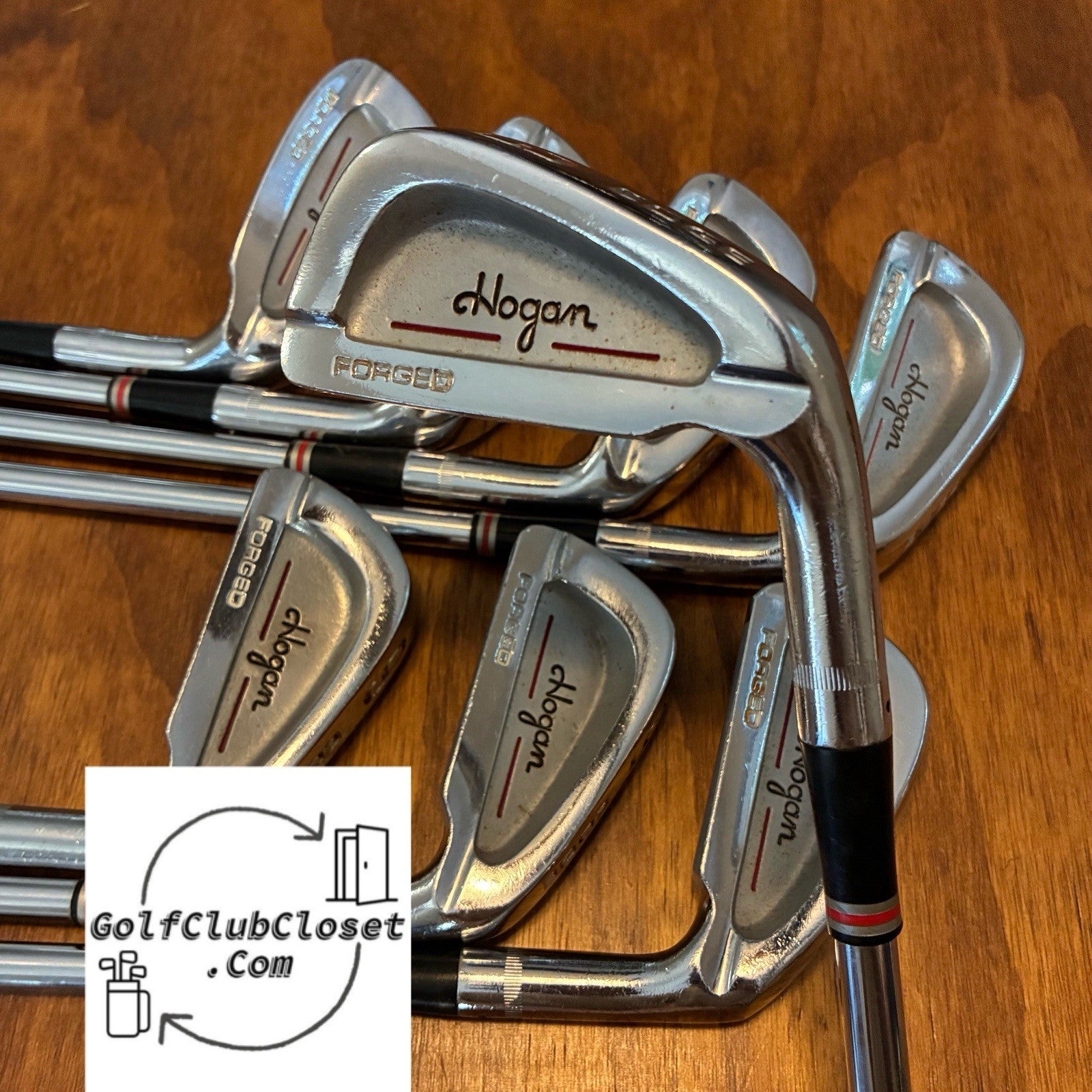 Ben Hogan Apex Edge Forged Iron Set / 3-PW Stiff Flex Apex 4 Steel Sha ...